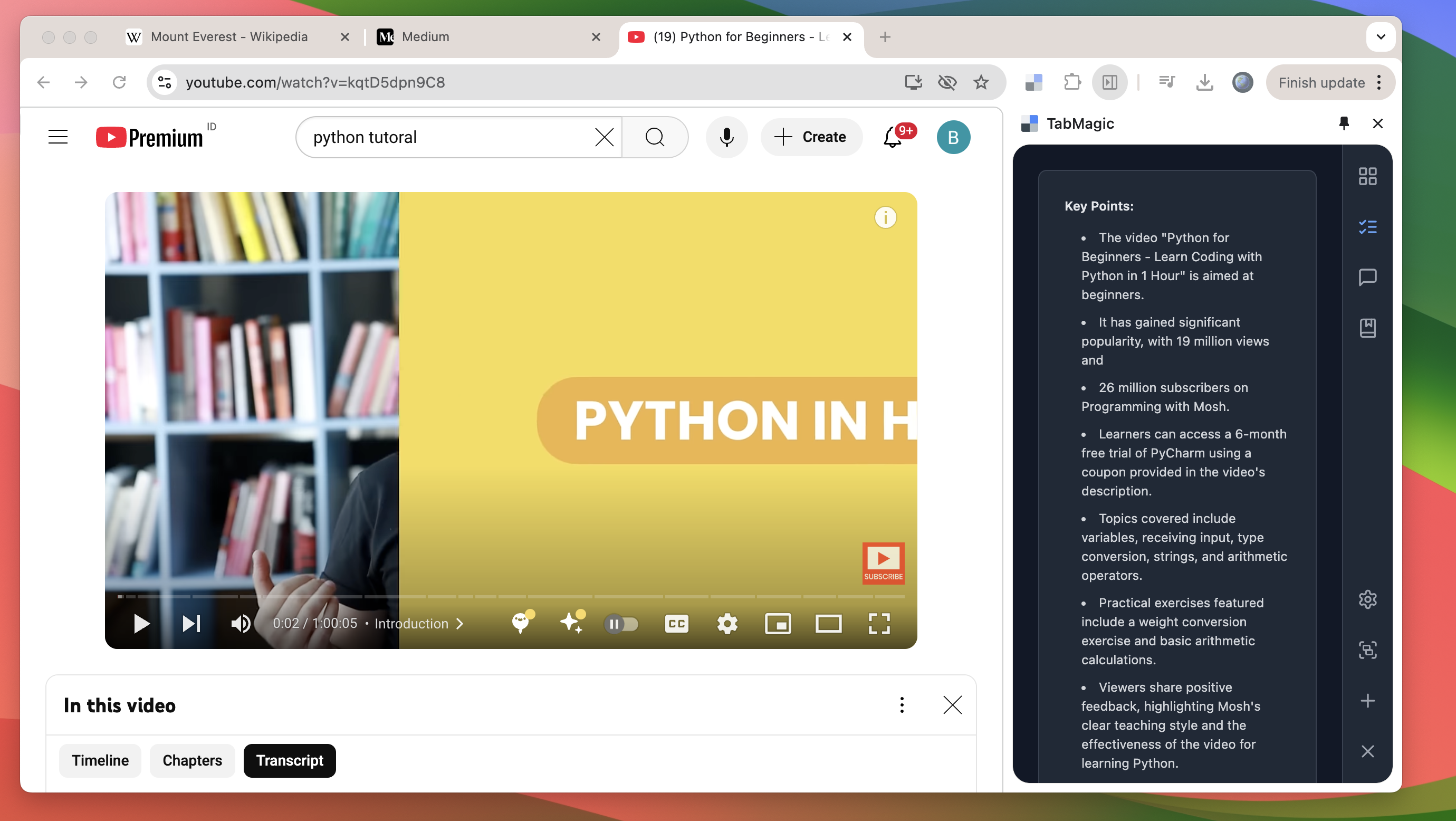 TabMagic - AI Tab Manager